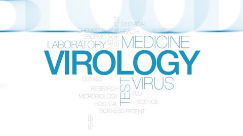 Virology Animated Word Cloud Kinetic Typography Stock Footage Video ...