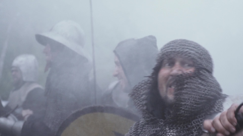 Medieval Battle in the Smoke, Stock Footage Video (100% Royalty-free ...