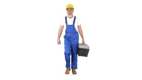 Handyman Wearing Work Clothes Belt Tools Stock Vector (Royalty Free ...