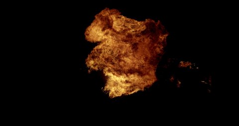 Close Fire Explosions Blasts Explosion Spark Stock Footage Video (100% ...
