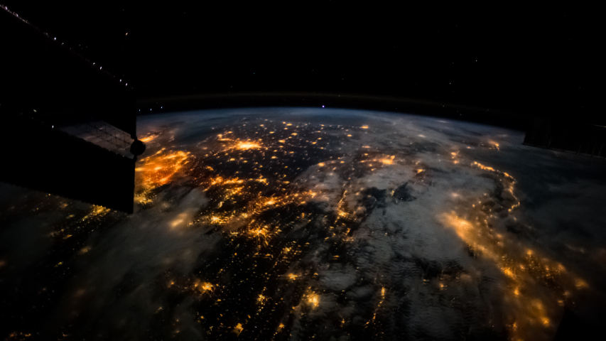 Iss Beautiful Time Lapse of Stock Footage Video (100% Royalty-free ...