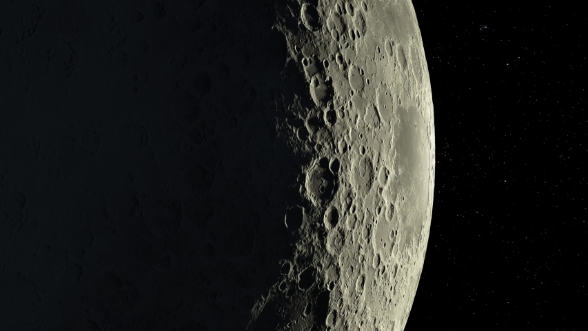 Moon Background Realistic Moon Moon Astronomical Stock Footage Video ...