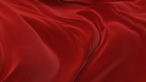 4k red wave satin fabric loop Stock Footage Video (100% Royalty-free ...