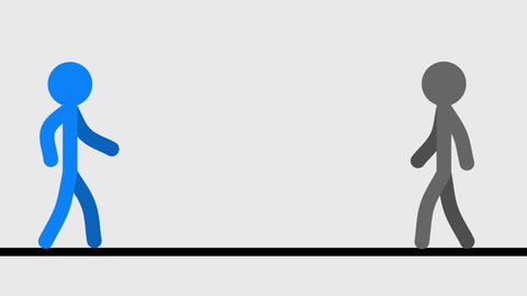 Fight Animation On Transparent Background Stock Footage Video (100% ...