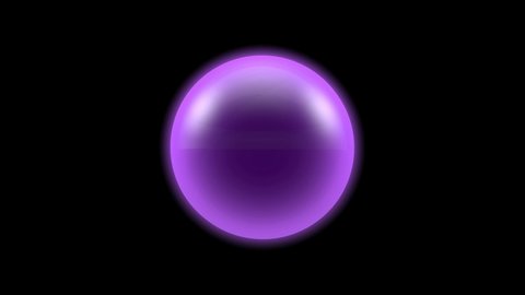 3d Animation Movement Glowing Purple Balls Stock Footage Video (100% ...