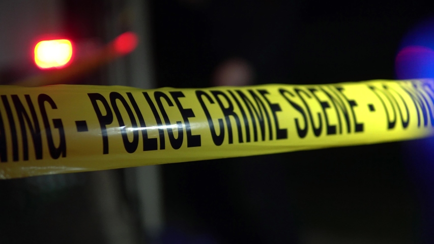 Police Tape Crime Scene Warning Sign: video de stock (totalmente libre ...