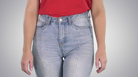 Young Woman Wiggling Hips Stock Footage Video (100% Royalty-free ...