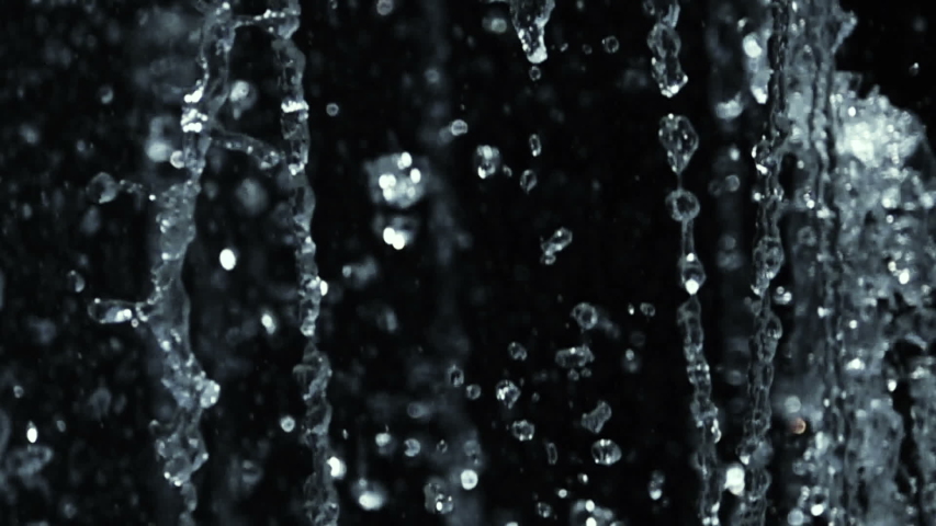 Drops of Clear Water in Stock Footage Video (100% Royalty-free ...