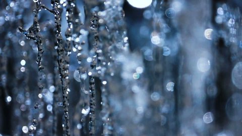 Drops Clear Water Slow Motion Dripping Stock Footage Video (100% ...