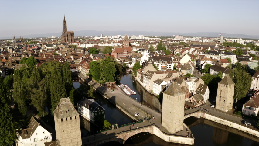 beautiful panoramic aerial 4k video flying Stock Footage Video (100% ...