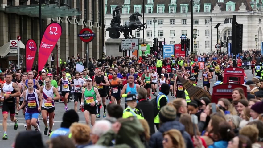 Marathon Racers Running Stock Video Footage - 4K and HD Video Clips ...