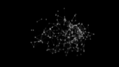 Plexus Background Alpha Channel You Can Stock Footage Video (100% ...