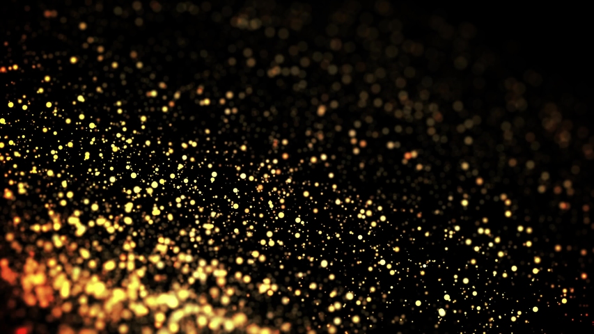 gold particles liquid float glisten background Stock Footage Video (100 ...