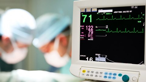 Monitoring Ecg Saturation O2 Patient Operating Stock Photo (Edit Now ...