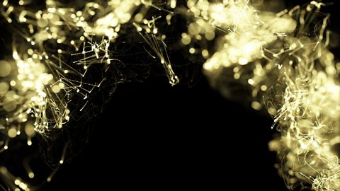 Twinkle Particle Animation Background Particle Animation Stock Footage ...