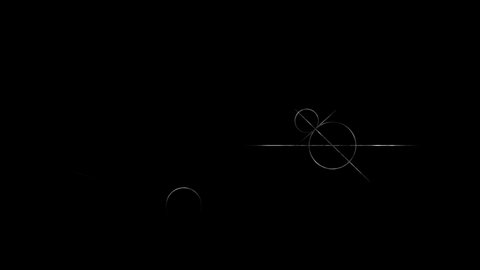 Loop Transition Animation Scientific Geometric Patterns Stock Footage ...