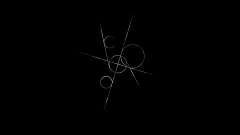 Loop Transition Animation Scientific Geometric Patterns Stock Footage ...