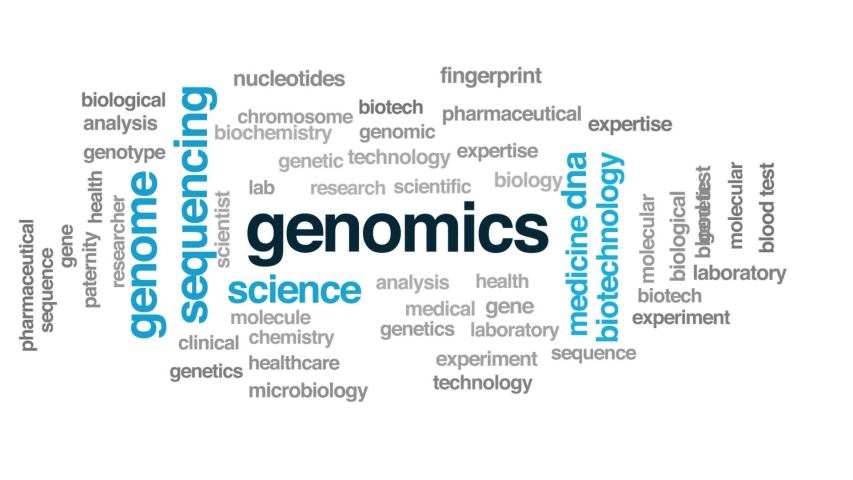 genomics animated word cloud kinetic typography Stock Footage Video ...