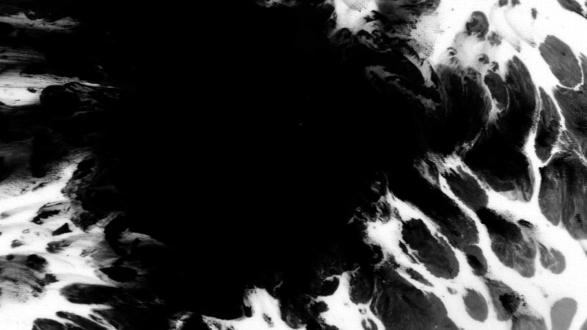 Ink Run, Blot, Sumi Ink Stock Footage Video (100% Royalty-free ...