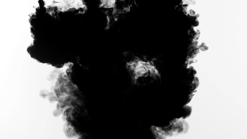 Ink Run, Blot, Sumi Ink Stock Footage Video (100% Royalty-free ...