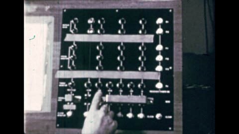 1940s United States Central Switchboard Man Stock Footage Video (100% ...