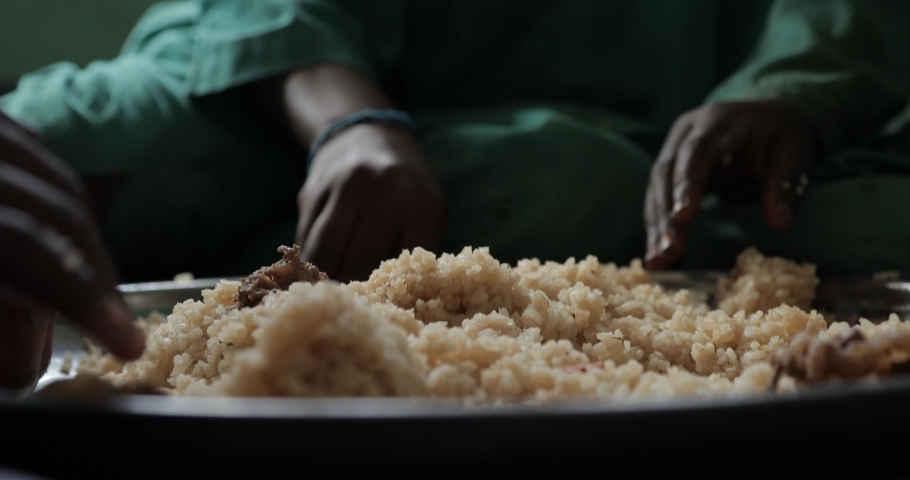 A Group of Kids Eating Stock Footage Video (100% Royalty-free ...