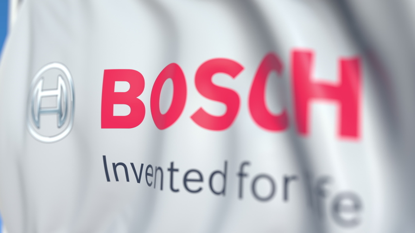 Waving Flag with Robert Bosch Stock Footage Video (100% Royalty-free ...