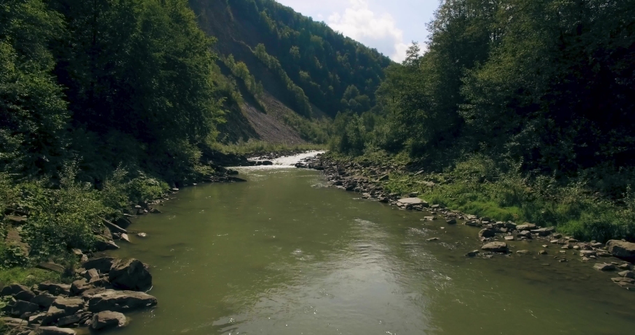 River carving a landscape through the valley image - Free stock photo ...