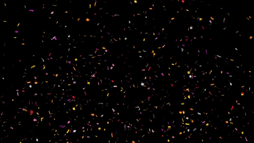 colorful confetti explosions high quality Stock Footage Video (100% ...