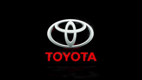 New York Editorial Animation Toyota Car Stock Footage Video (100% ...