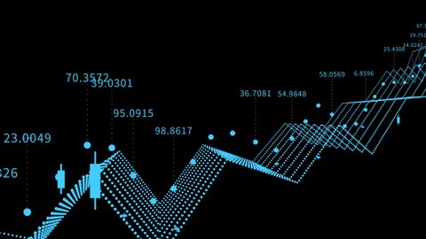 Visualization Large Amount Data Abstract Transformation Stock Vector ...