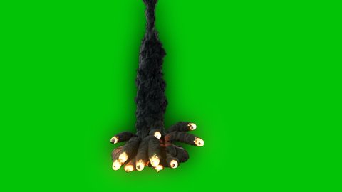 Parachute Paramotor Chroma Key Green Screen Stock Footage Video (100% ...