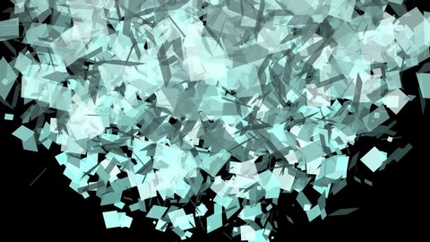 Abstract Glass Shard Texture Background Loop Stock Footage Video (100% ...