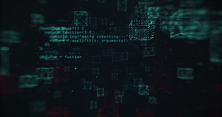 abstract digital background hi-tech scientific technology Stock Footage ...