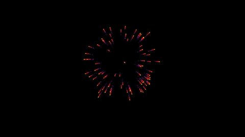 Flat Motion Graphic Firework Png Format Stock Footage Video (100% ...