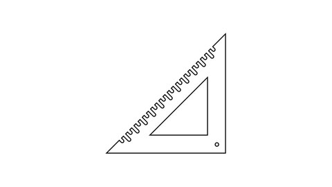 Triangle Ruler Square Set Plastic School Stock Vector (Royalty Free ...