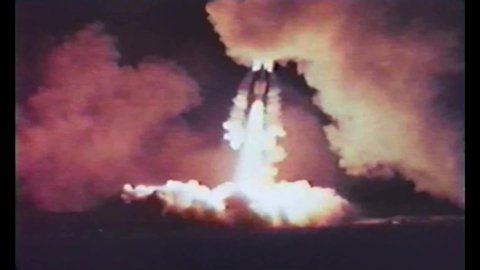 Circa 1960s South Pacific Nuclear Tests Stock Footage Video (100% ...