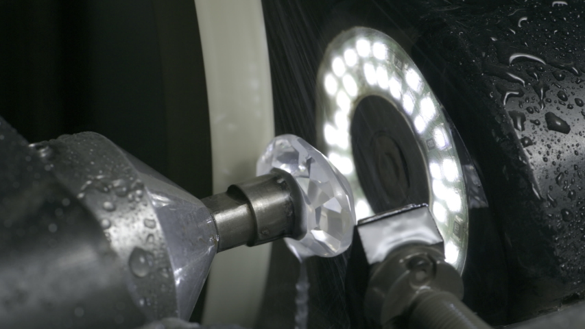 real diamond bruting machine process Stock Footage Video (100% Royalty ...