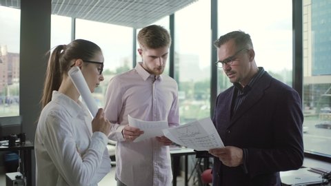 Proud Boss Encouraging Thanking Happy Employee Stock Photo 2000247506 ...