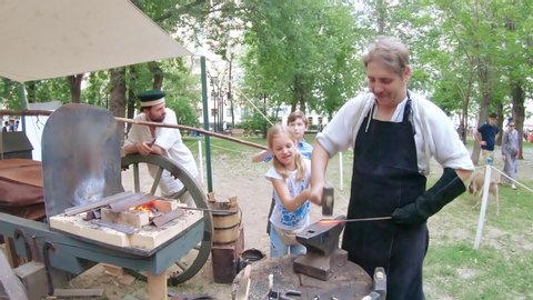 Russian blacksmith Stock Video Footage - 4K and HD Video Clips ...