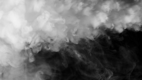 black dense thick smoke column highly Stock Footage Video (100% Royalty ...