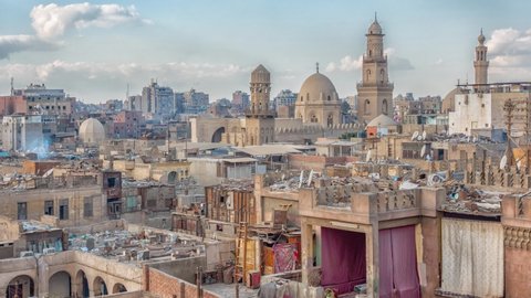 Beautiful View Old Part City Cairo Stock Footage Video (100% Royalty ...