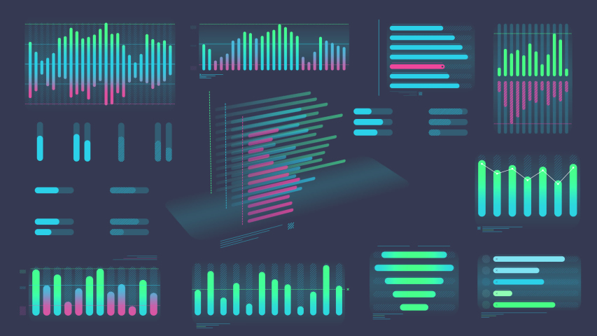 abstract financial graphs charts showing dynamics Stock Footage Video ...