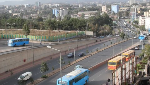 Sarbet Addis Ababa Addis Abeba Capital Stock Footage Video (100% ...
