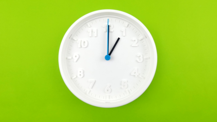 1 pm after eating white wall Stock Footage Video (100% Royalty-free ...