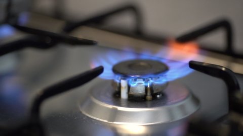 Gas Cooker Light First Time Stock Footage Video (100% Royalty-free ...
