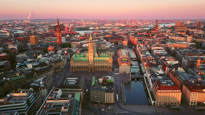 View of Hamburg Skyline image - Free stock photo - Public Domain photo ...