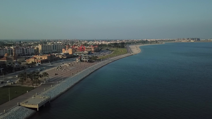 Sea View of Khobar or Stock Footage Video (100% Royalty-free ...
