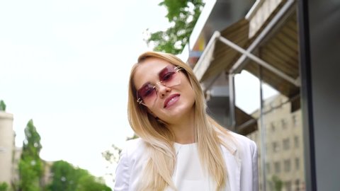 277 Woman looking down low angle Stock Video Footage - 4K and HD Video ...