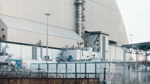 Chernobyl object shelter Stock Video Footage - 4K and HD Video Clips ...